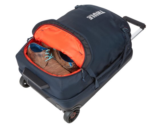 Pachet voiaj troller cu roti si geanta de mana Thule Subterra, 55L, Mineral