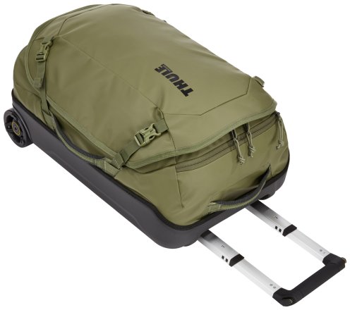 Troller voiaj de cala cu role Thule Chasm 40L, Olive