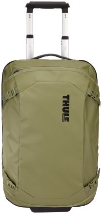 Troller voiaj de cala cu role Thule Chasm 40L, Olive