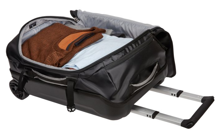 Troller voiaj de cala cu role Thule Chasm 40L, Black