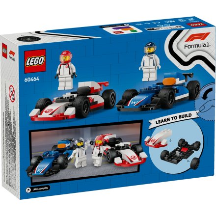 Set LEGO City F1 Masini de curse Williams Racing si Haas F1 60464 ...